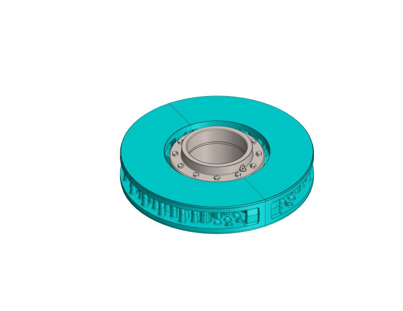 Split Axle Mounted Brake Disc