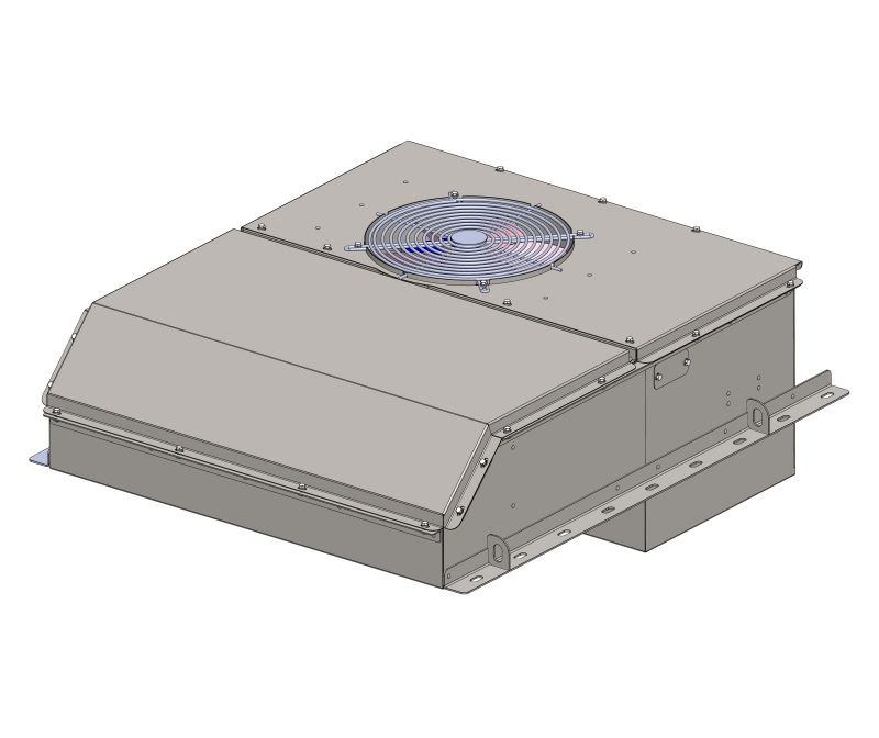 Roof-Mounted Package Unit (RMPU) for Locomotives